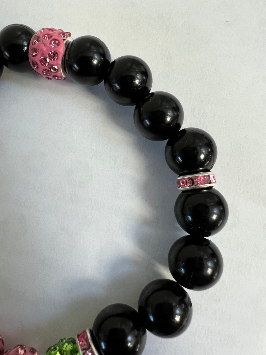 AKA Kamala Harris Heart Of America Bling Black Pearl Bracelet – D9 Greeks