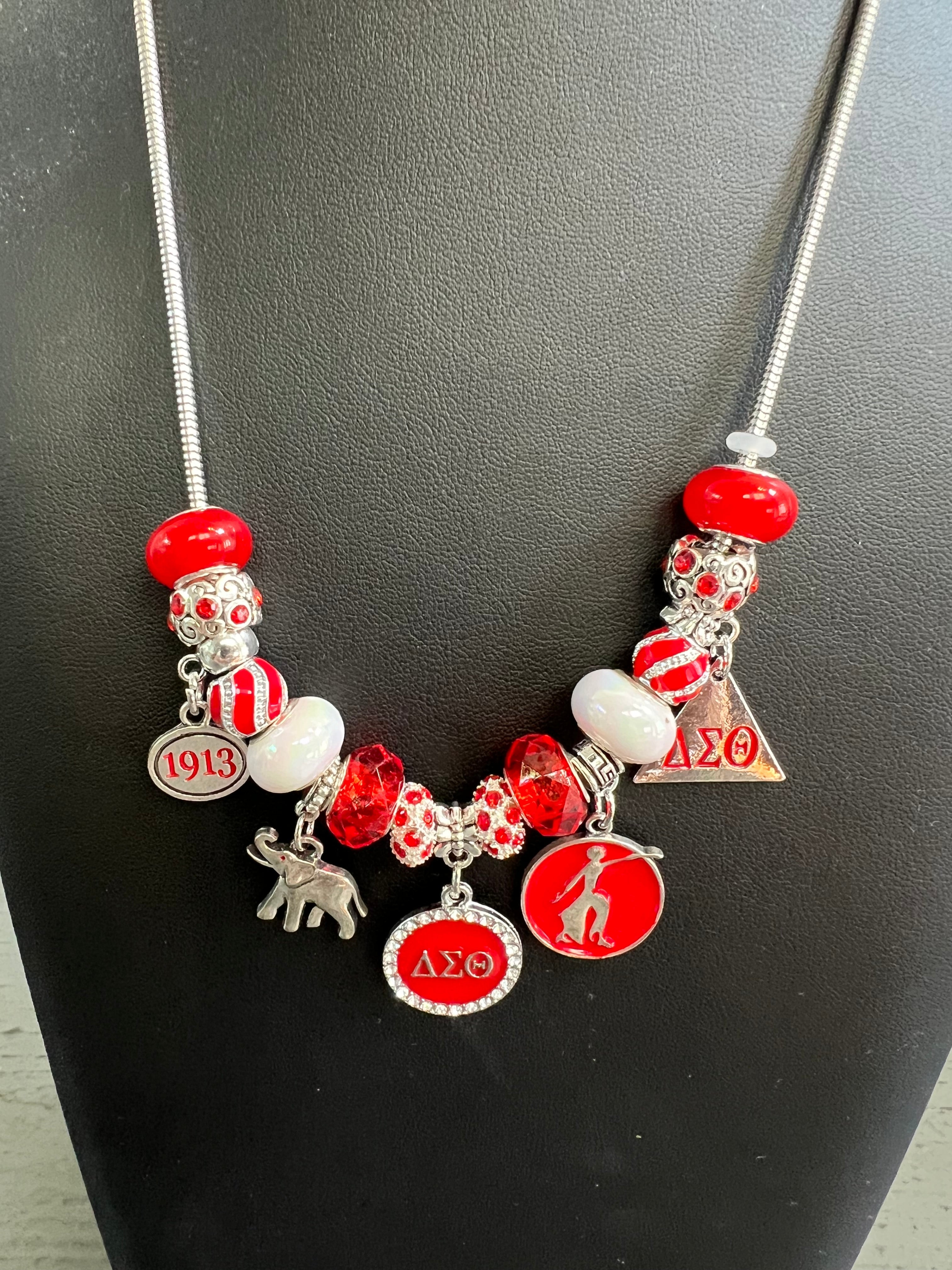 Delta Sigma Theta Cherish Charm Necklace – D9 Greeks
