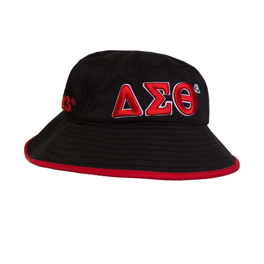 Delta Sigma Theta Flexfit Embroidered Bucket Hat Black – D9 Greeks