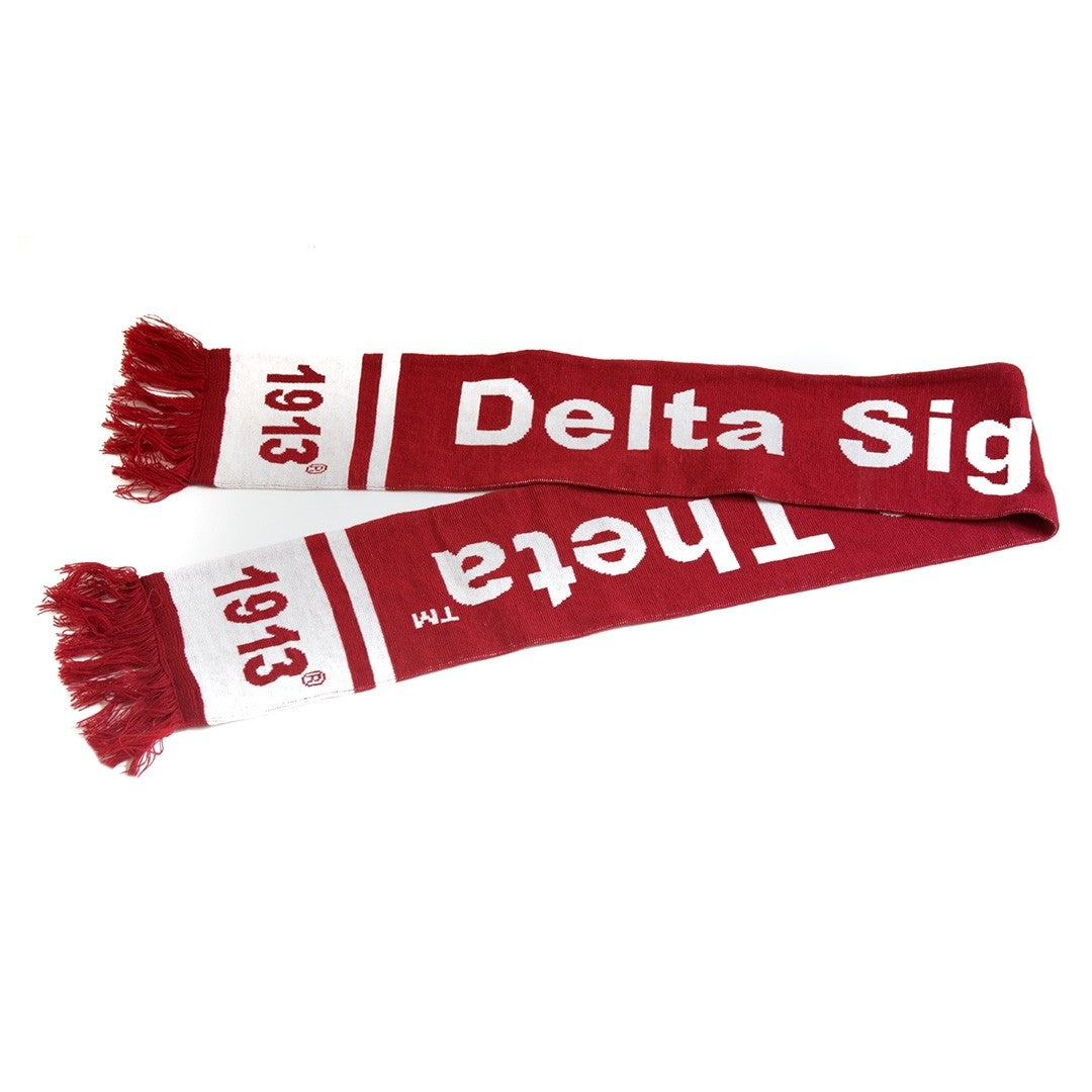 Delta Sigma Theta Knit Scarf – D9 Greeks