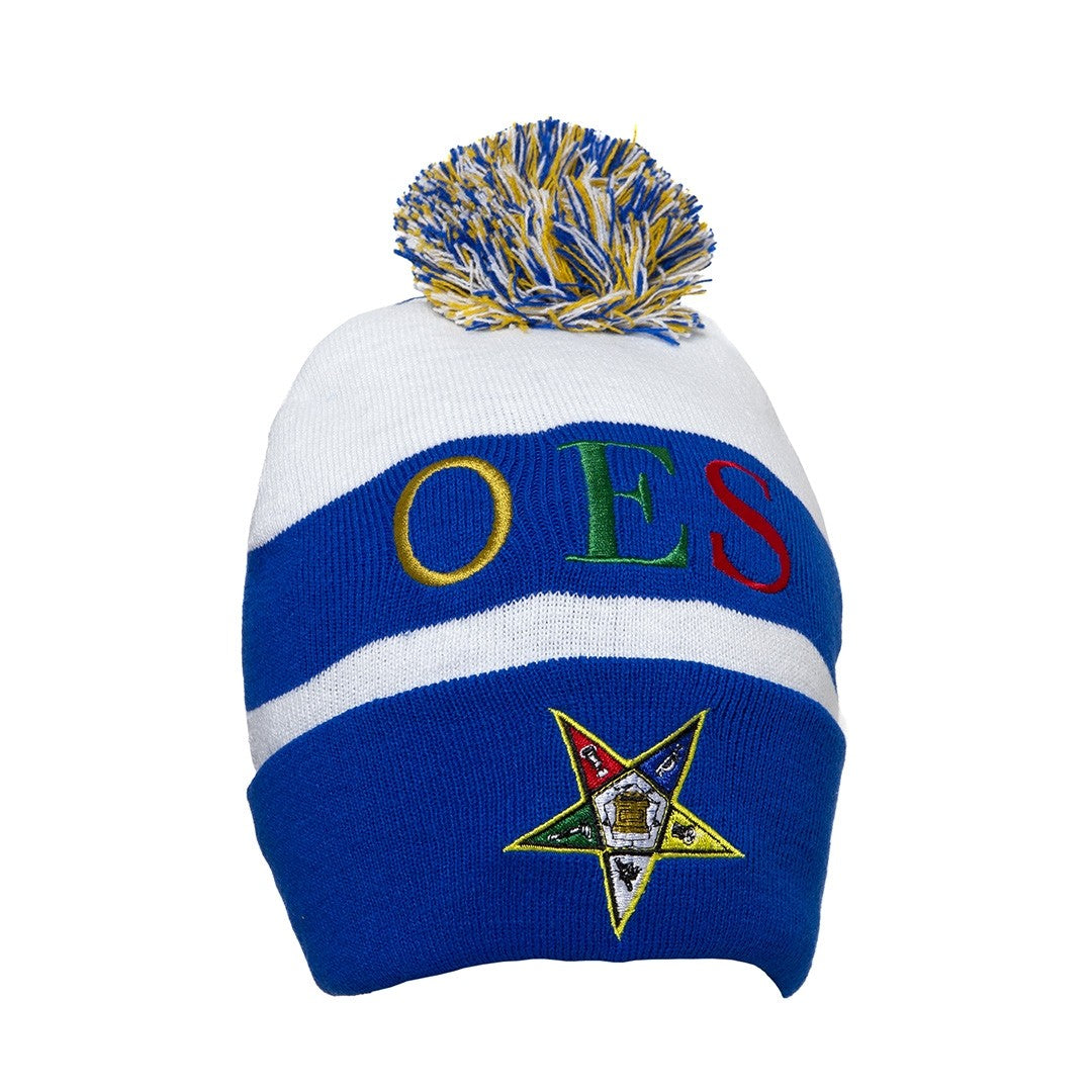 Eastern Star OES Embroidered Knit Cap – D9 Greeks