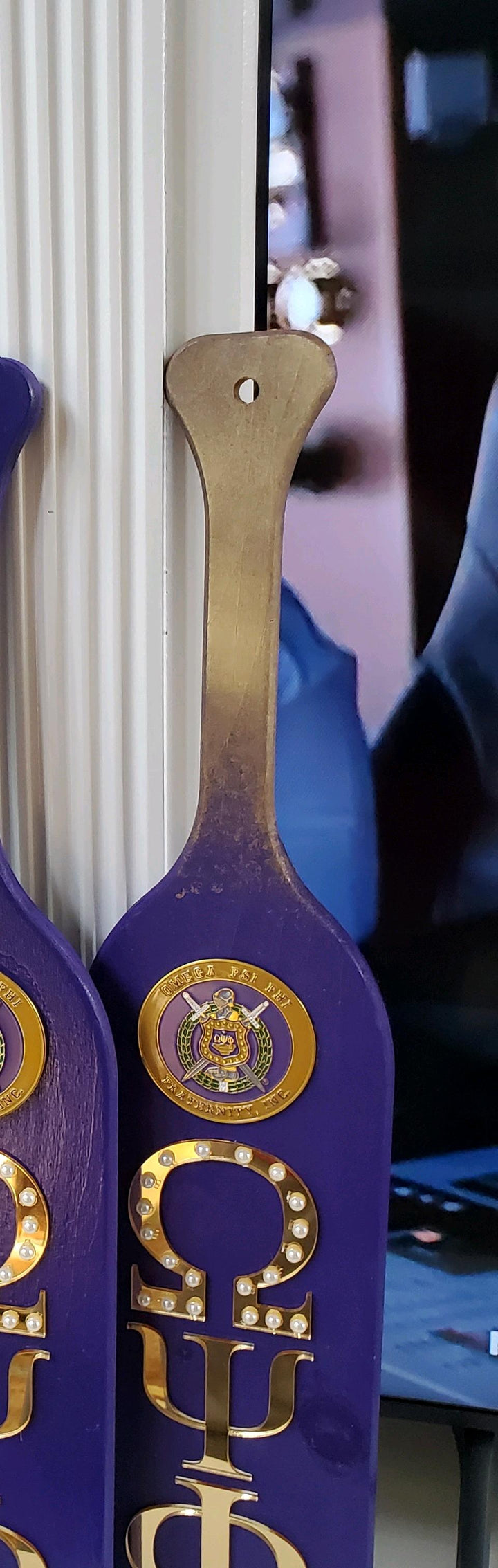 Omega Psi Phi Wooden Paddle Ombré – D9 Greeks