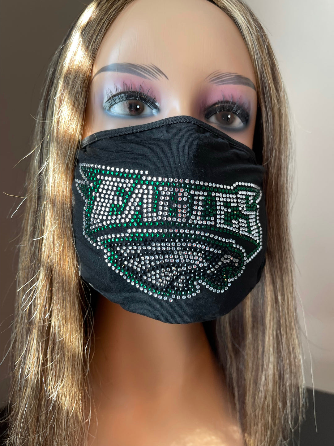 Philadelphia Eagles Bling Face Mask Front Logo – D9 Greeks