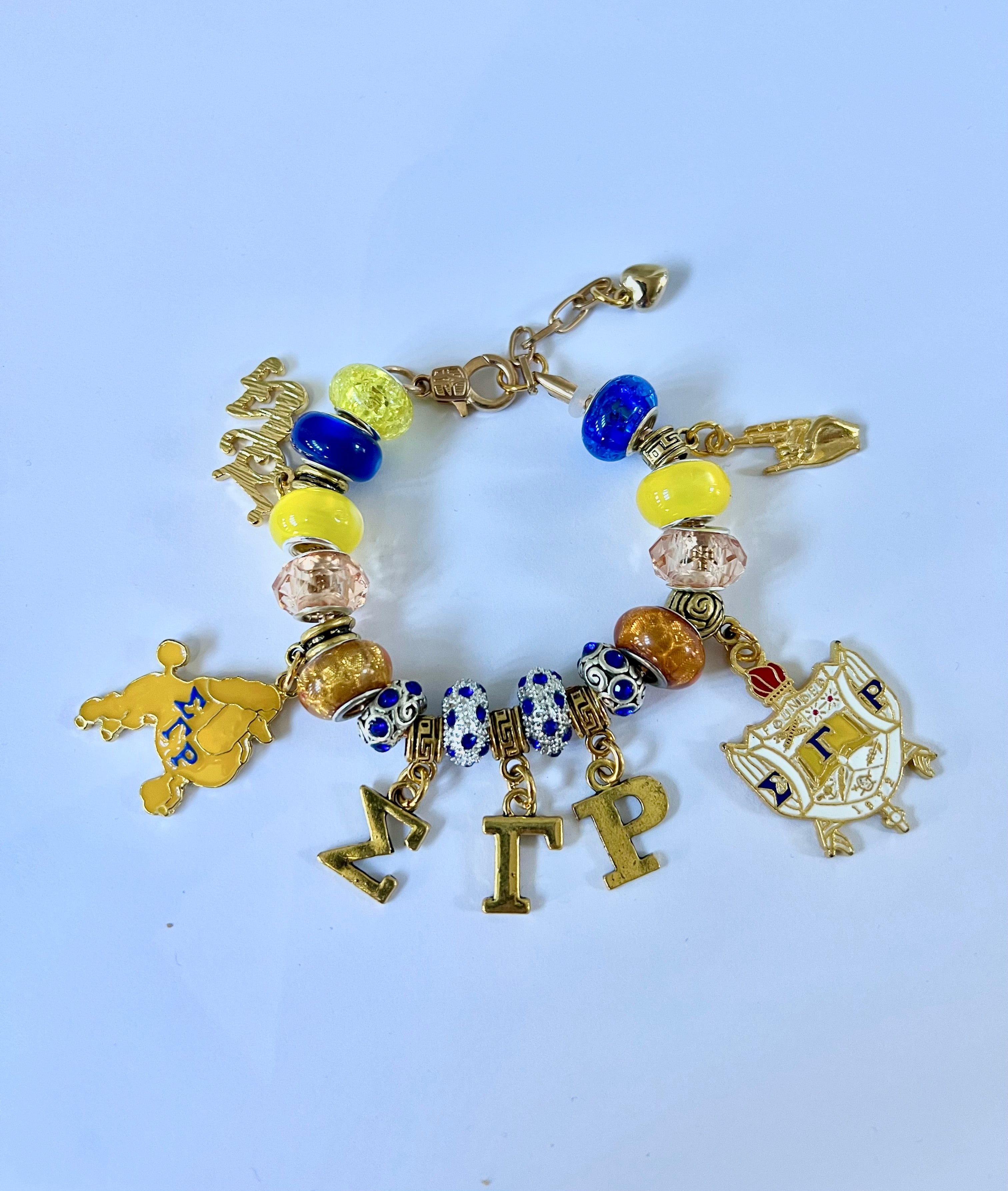 Sigma Gamma Rho Cherish Bling Charm Bracelet – D9 Greeks